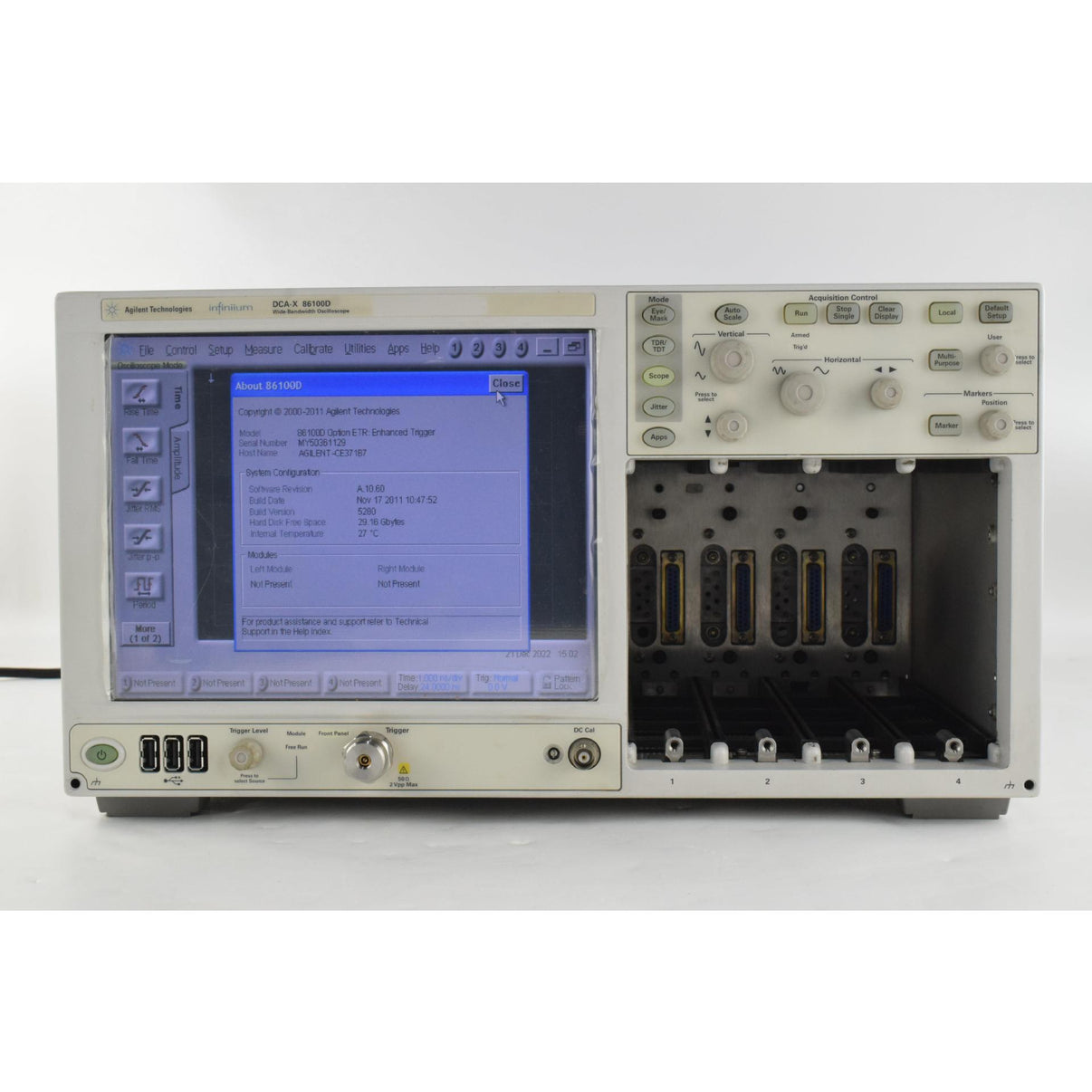 Keysight 86100D Infiniium DCA-X Wide-Bandwidth Oscilloscope – 4testmachine